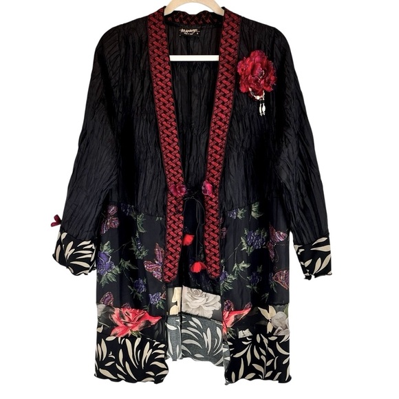 Lee Andersen | Tops | Lee Andersen Duster Topper Art To Wear Patchwork ...